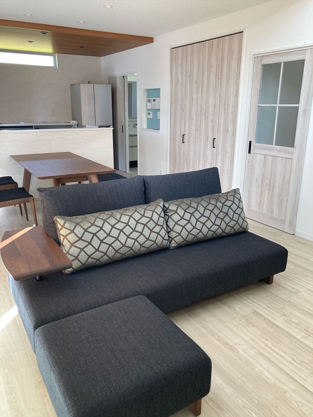 滋賀県K様邸①／LD SOFA 3P ウォールナット【匠ソファ】